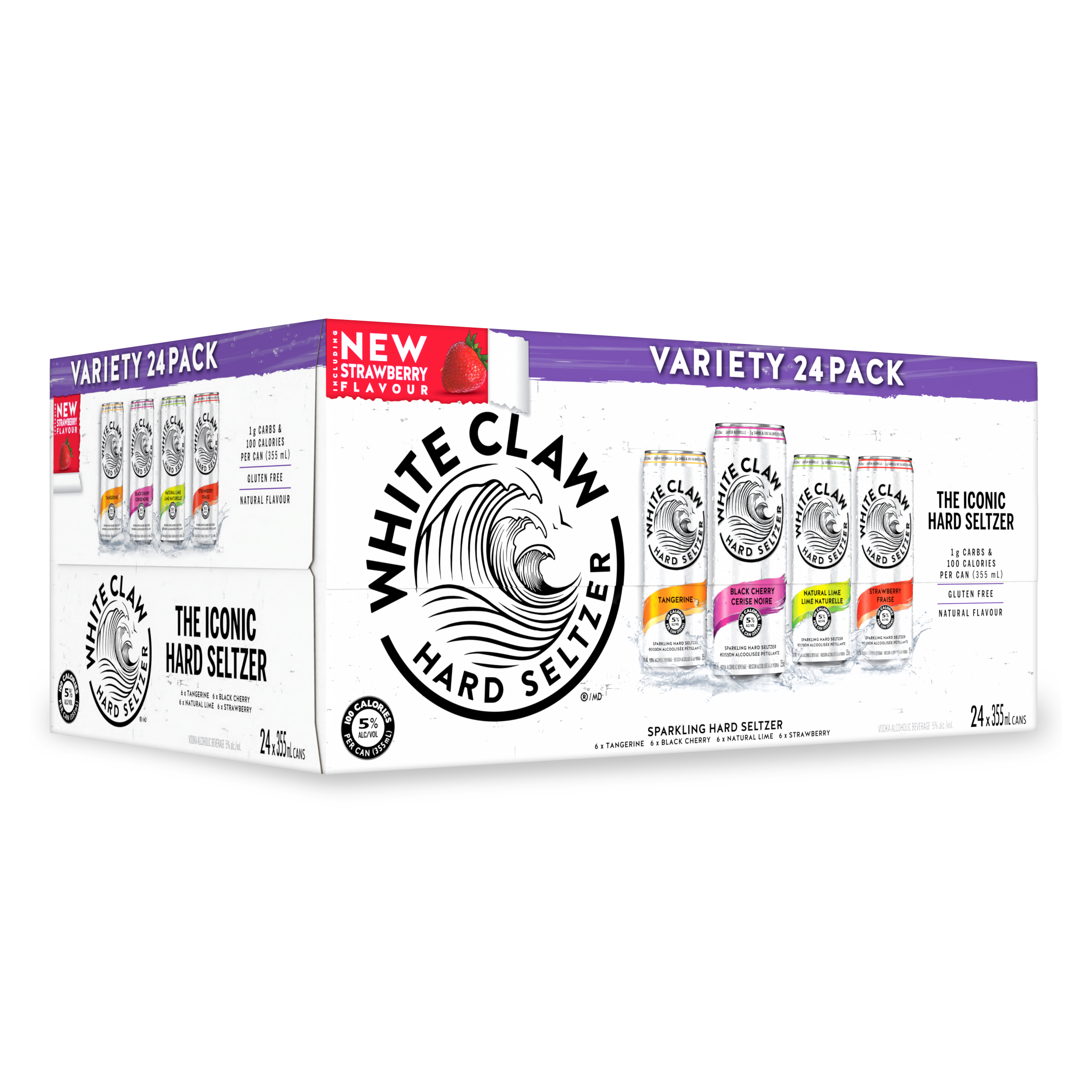 White Claw® Variety 24 Pack | White Claw® Hard Seltzer