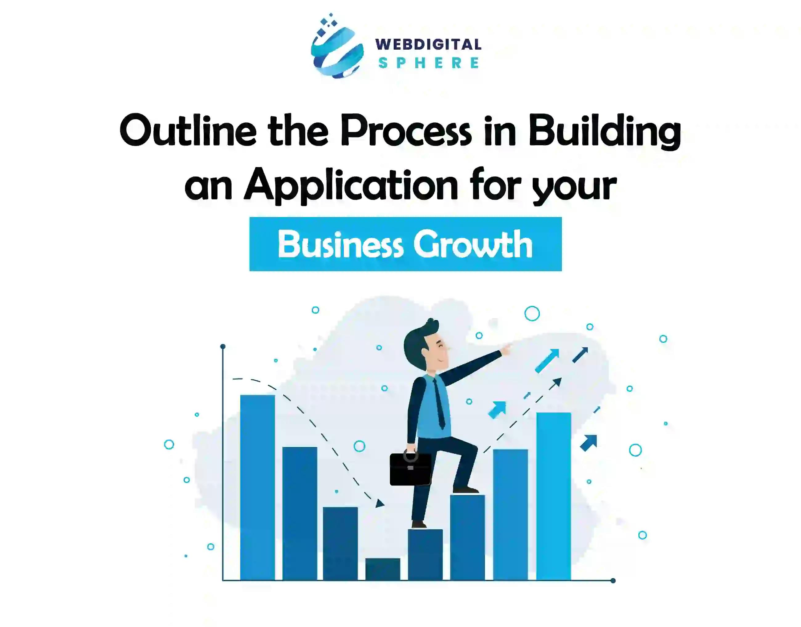 Outline the process in building an application