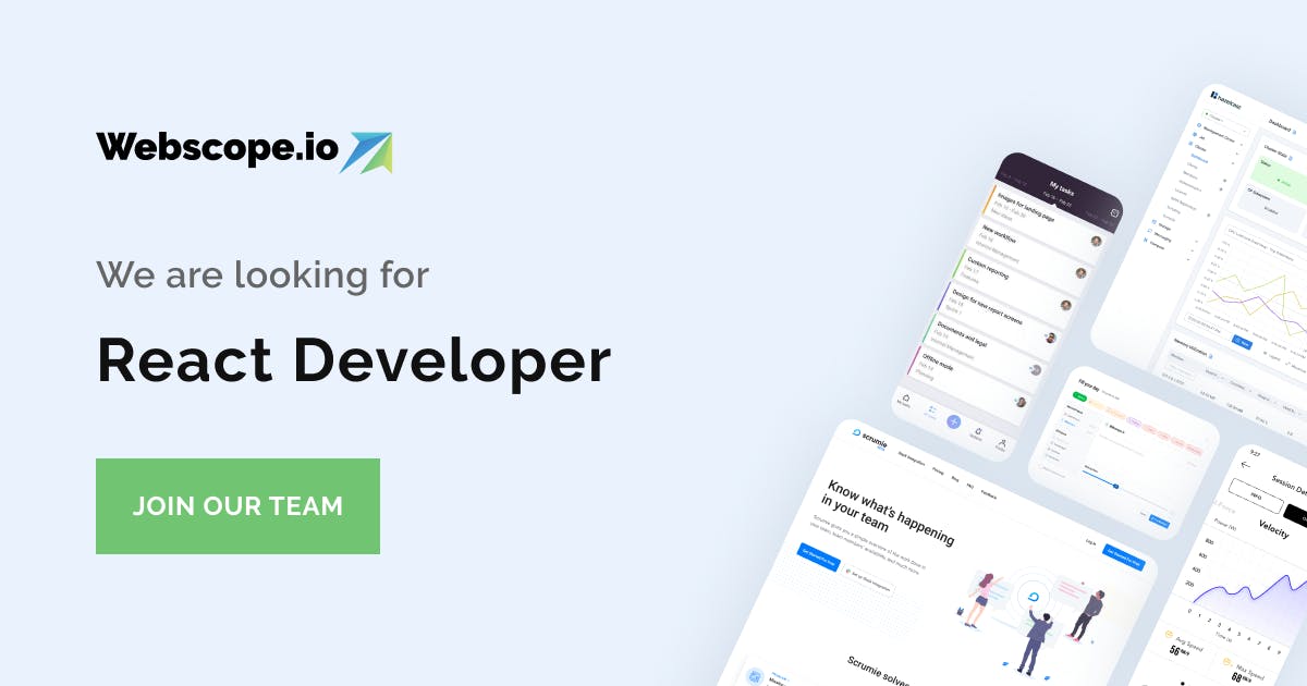 React Developer | Webscope.io