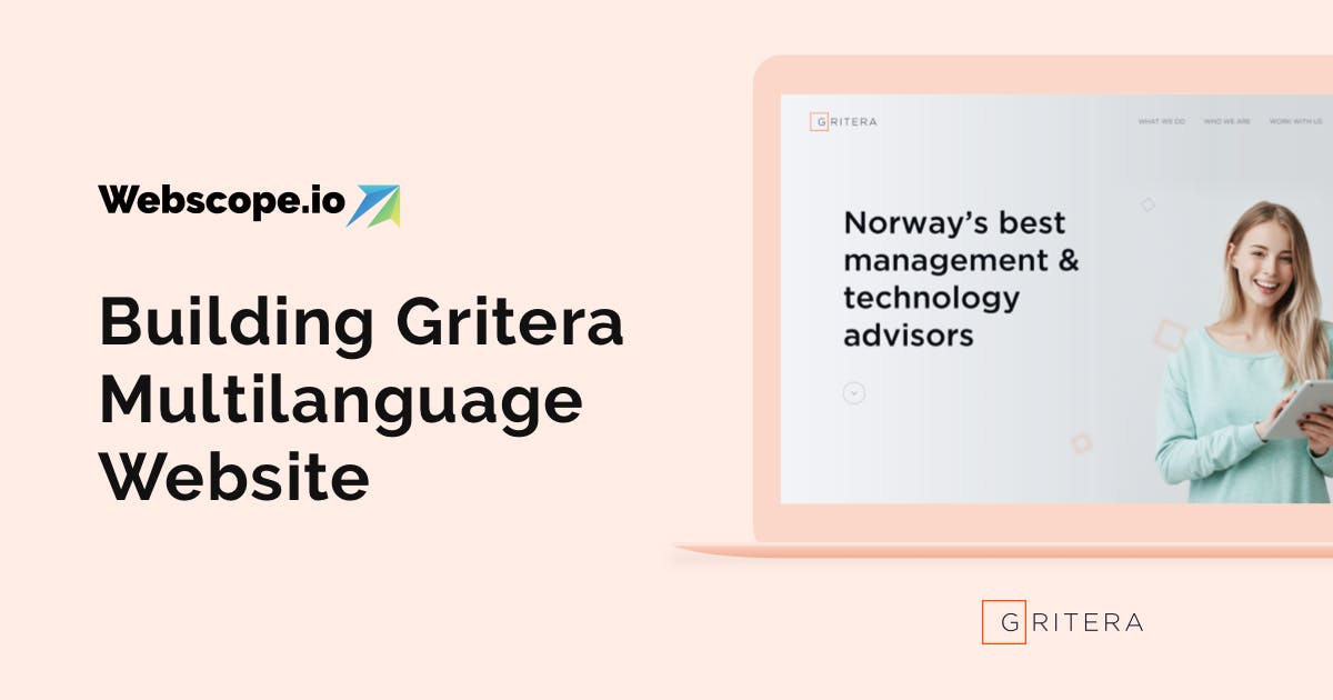 Building & Designing Gritera Multilanguage Website | Webscope.io