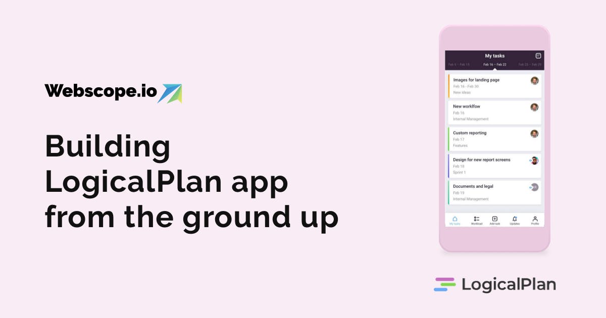 Building LogicalPlan app from the ground up | Webscope.io