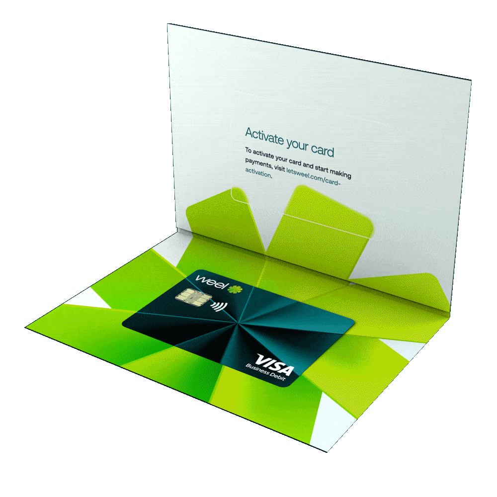 Activating your physical Weel card
