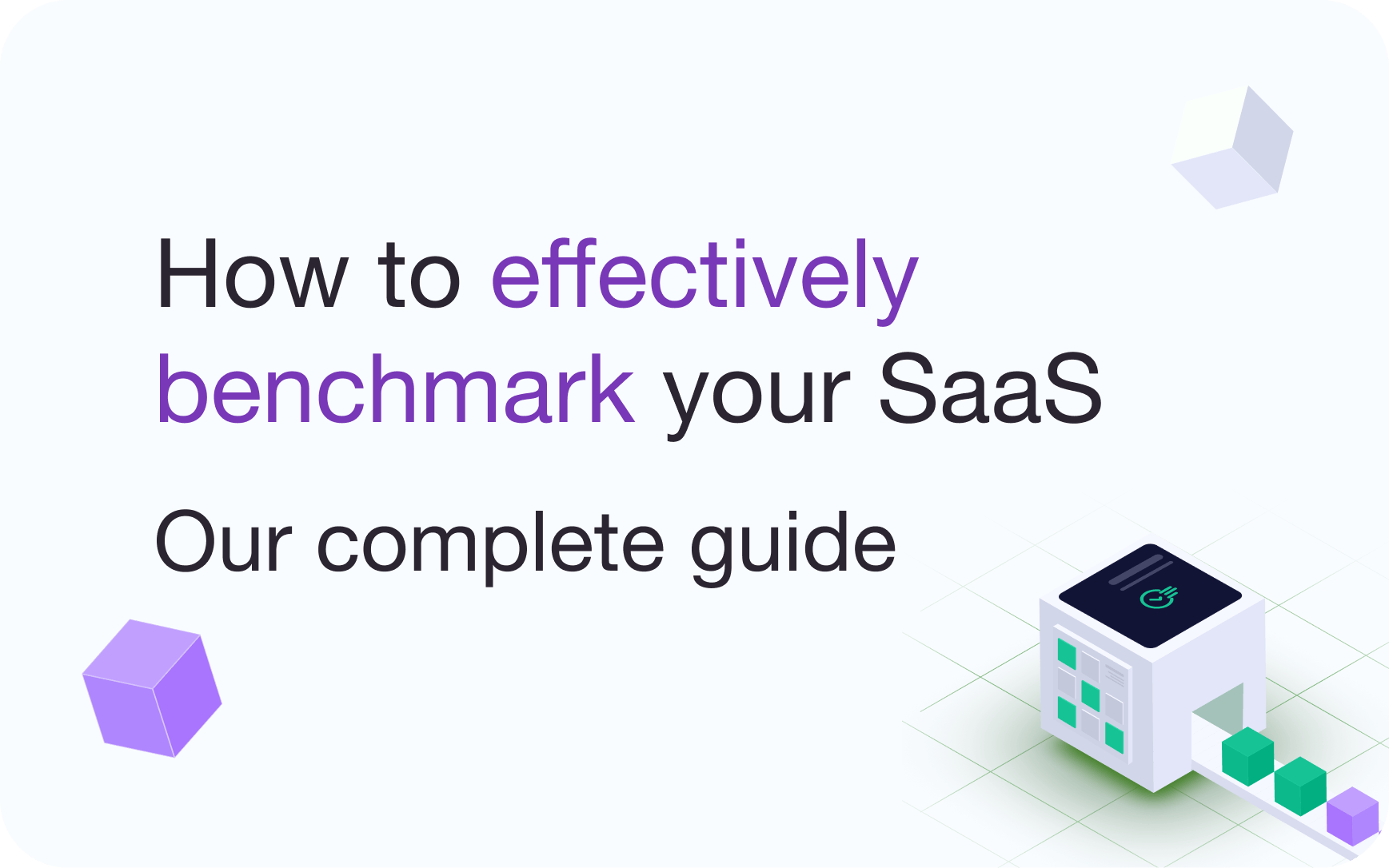 Optimize Your SaaS Benchmarking