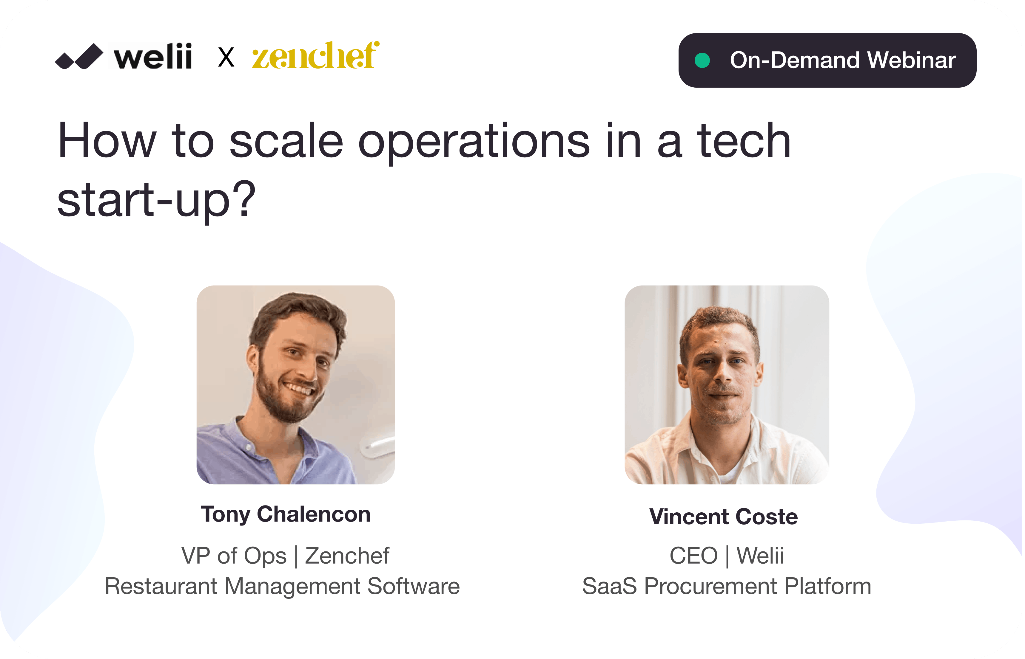 How to scale operations in a tech start-up?