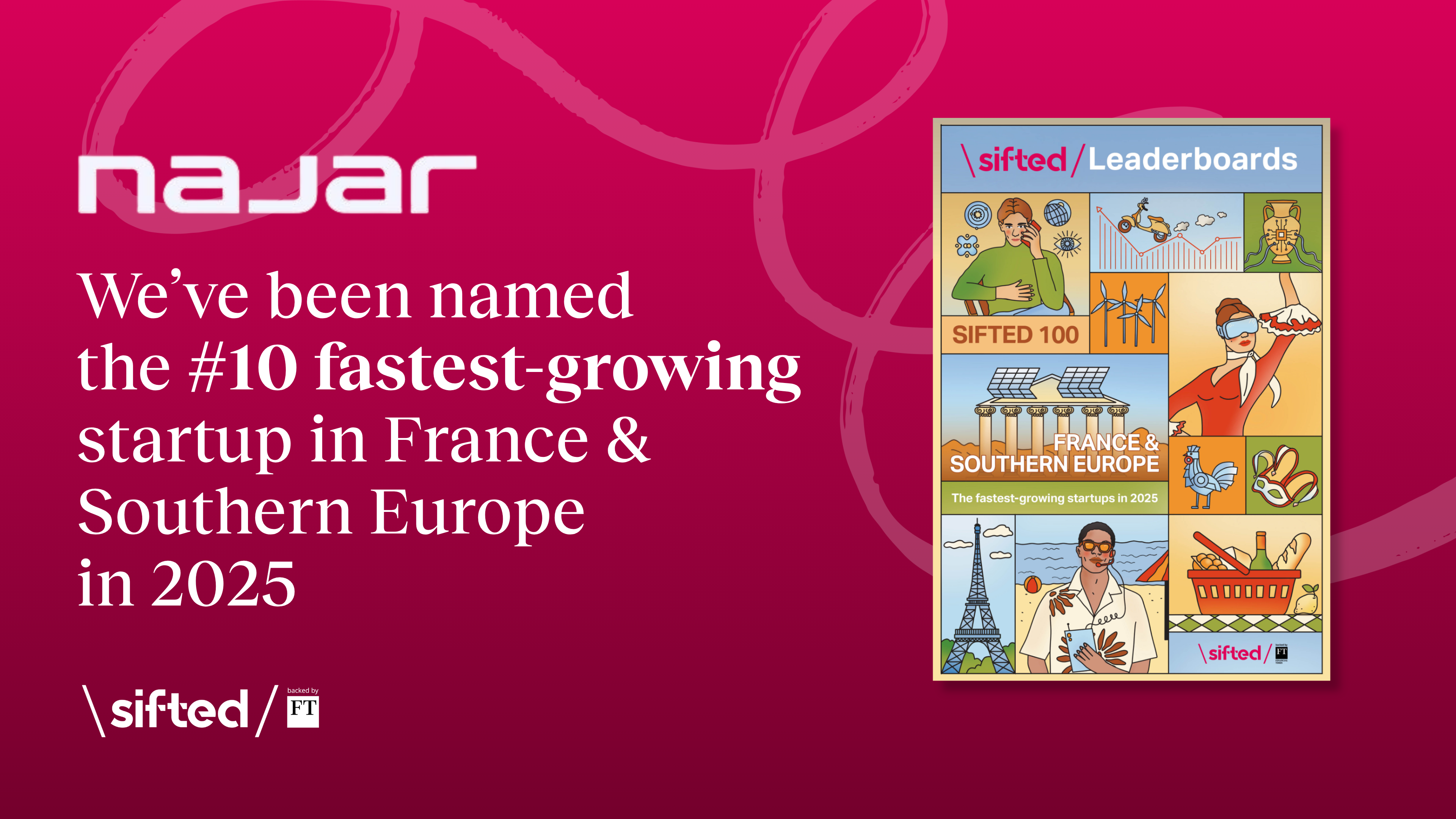 Najar Ranks #10 on Sifted 100: France & Southern Europe's Fastest ...