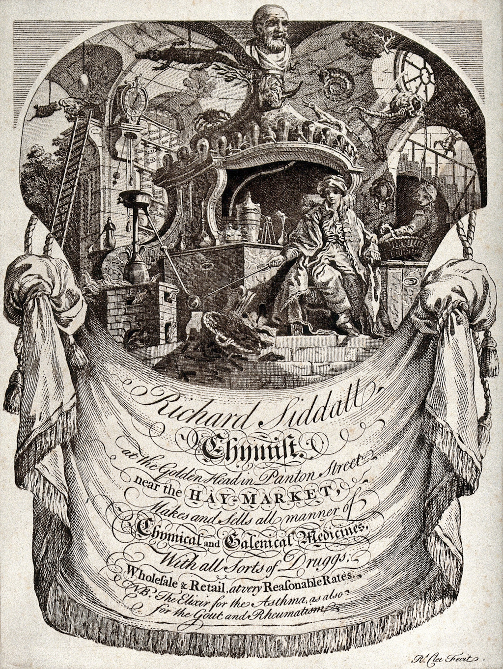 The chymist’s trade card | Wellcome Collection