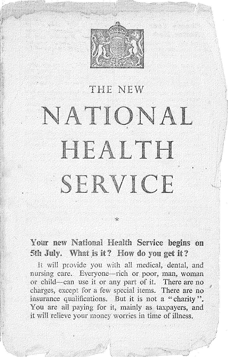 The birth of Britain's National Health Service | Wellcome Collection