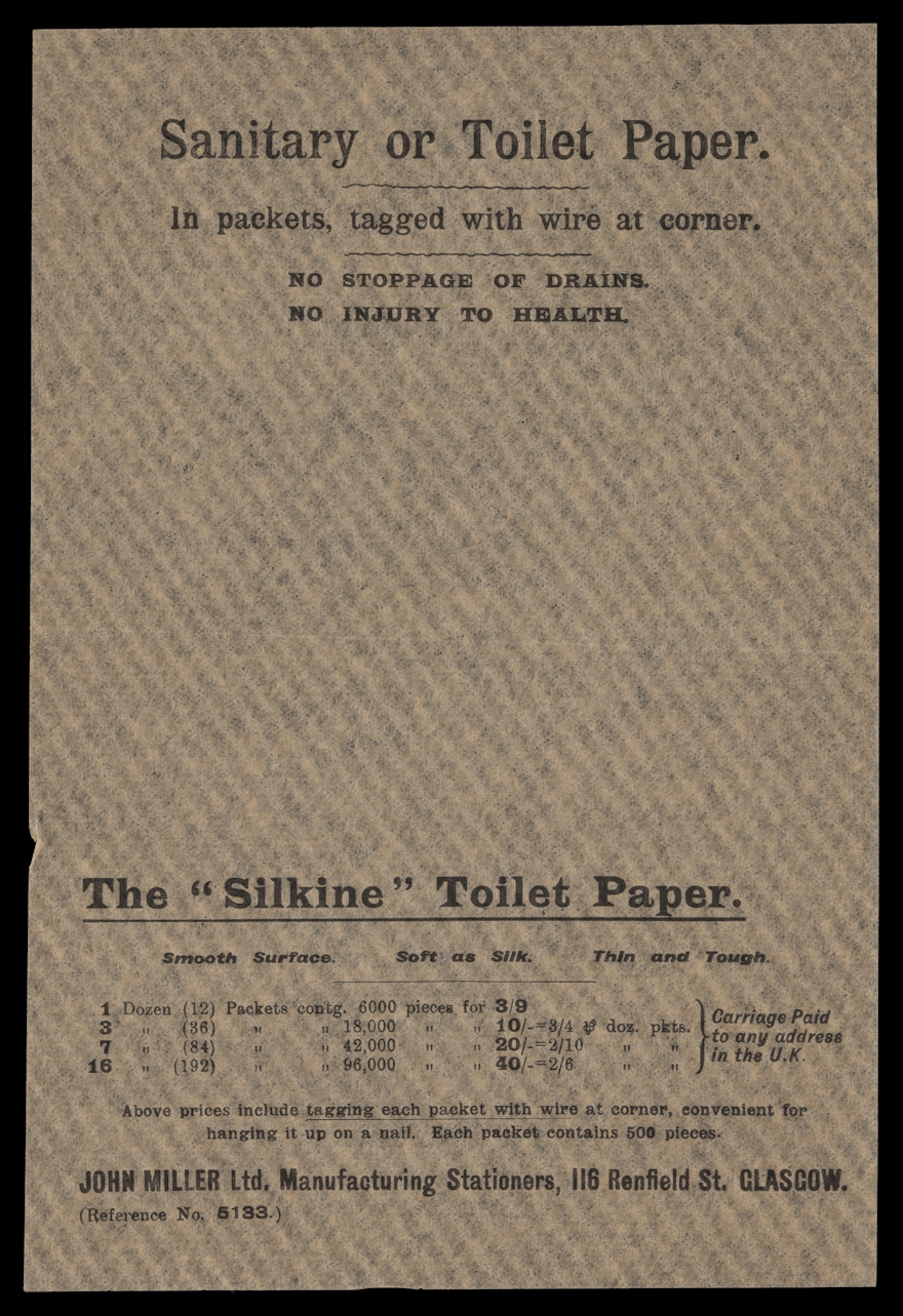 How Brits went soft on toilet paper | Wellcome Collection