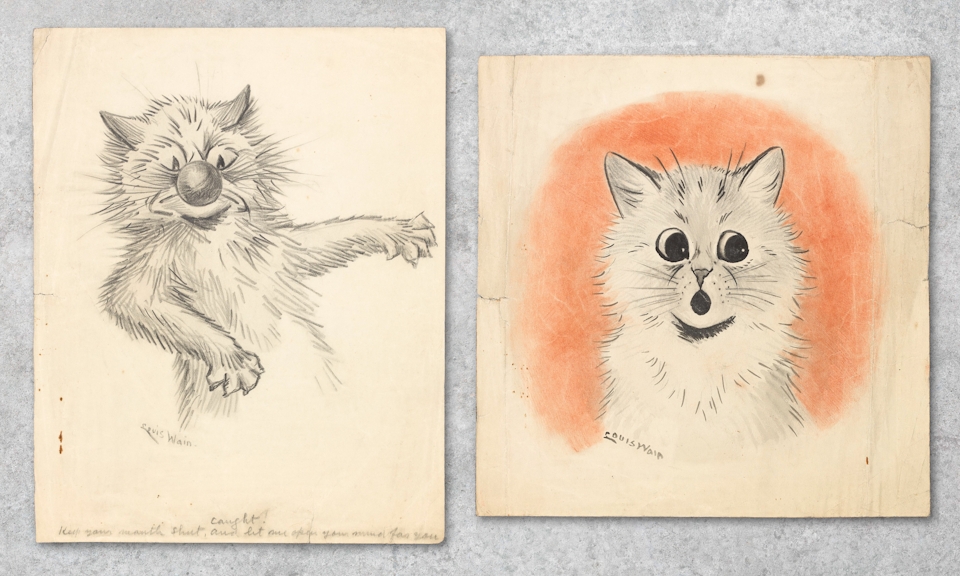 Louis Wain’s cryptic cats | Wellcome Collection