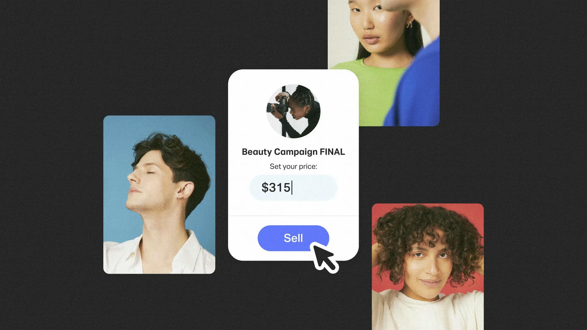 Set a price, share your work, and get paid with WeTransfer