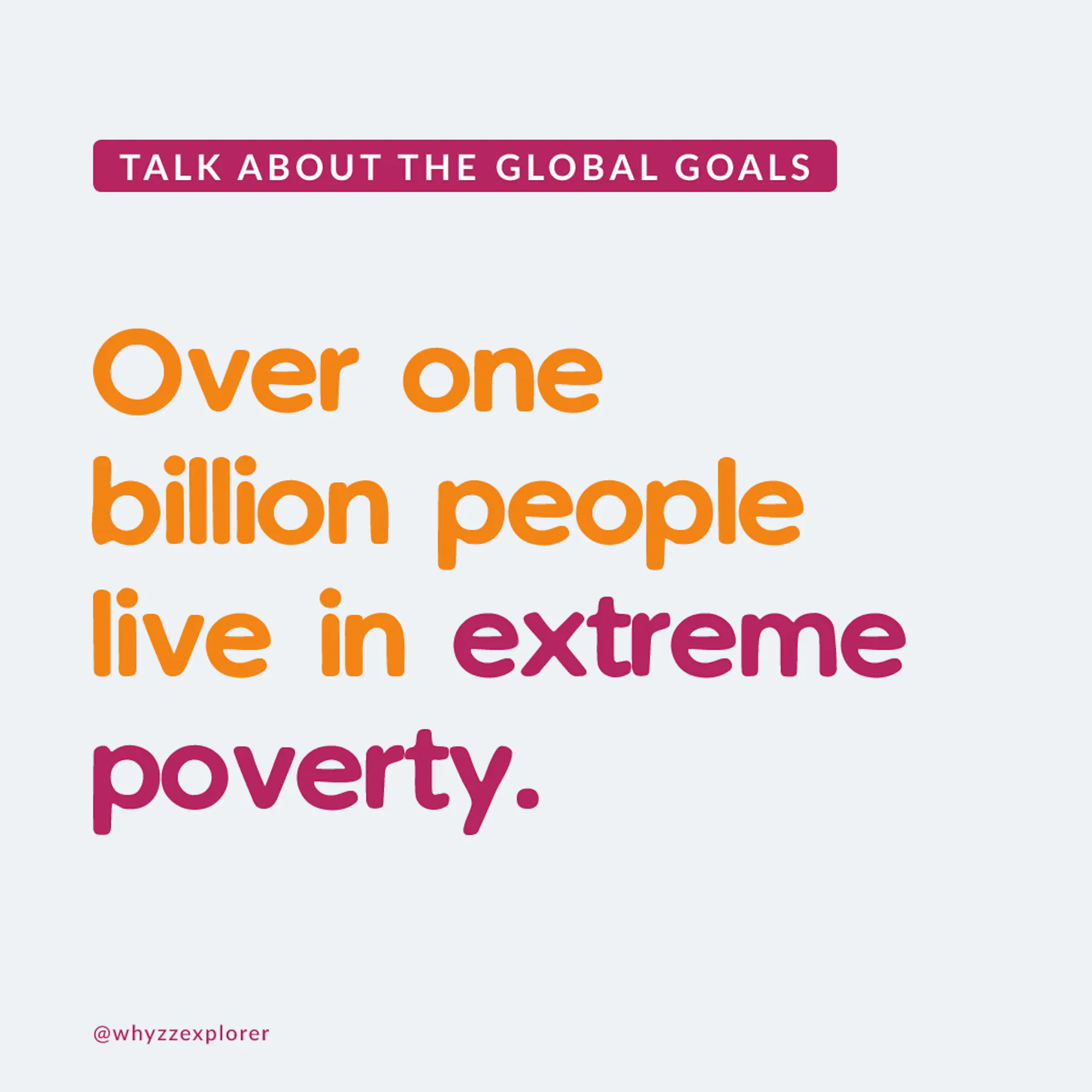 Global Goal #1 - No Poverty