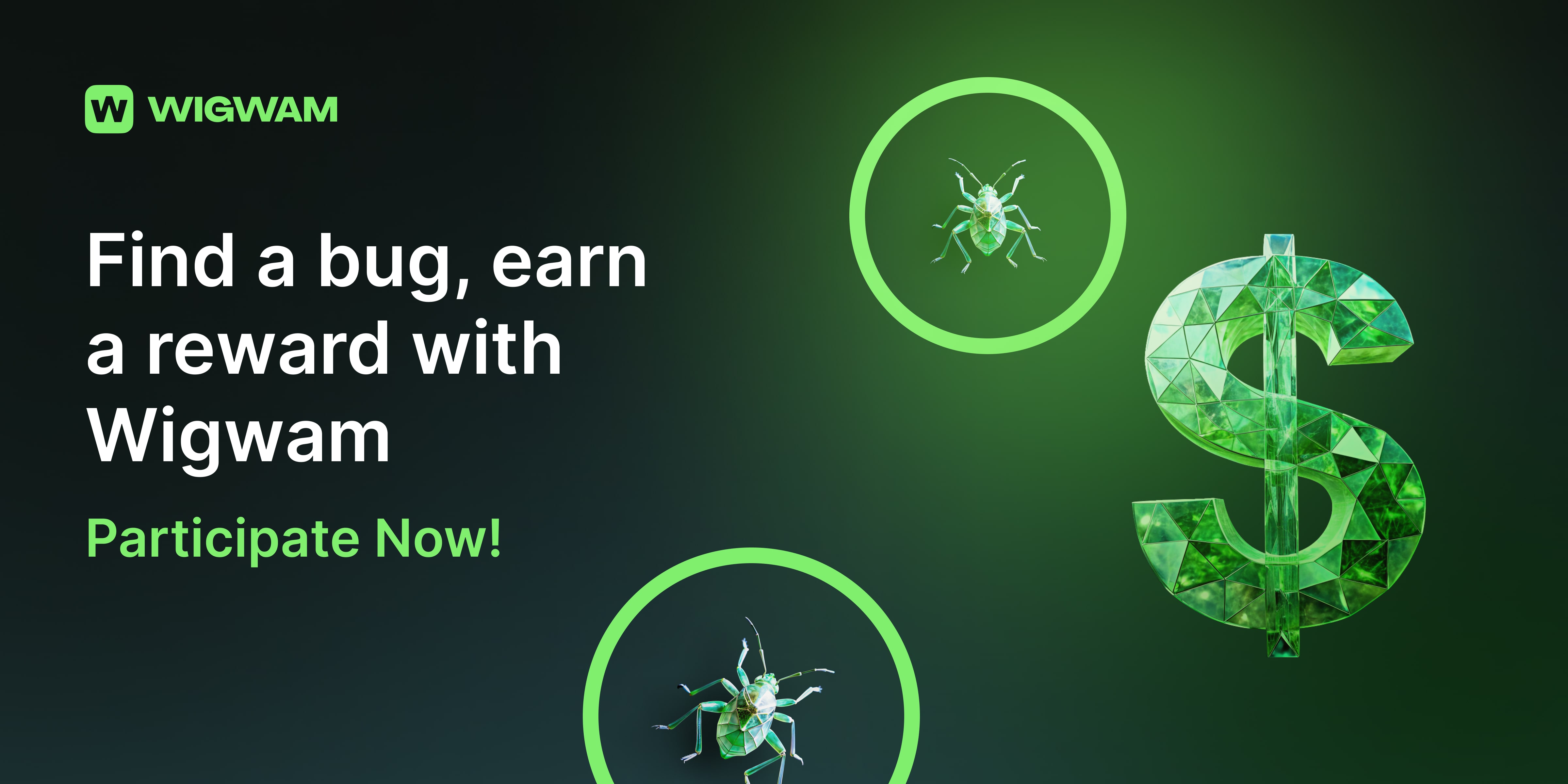 Find a bug, earn a reward with Wigwam wallet