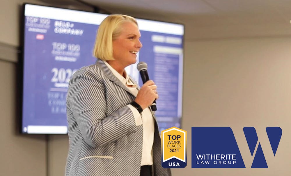 Witherite Law Group Named A 2021 Top Workplace In The U S