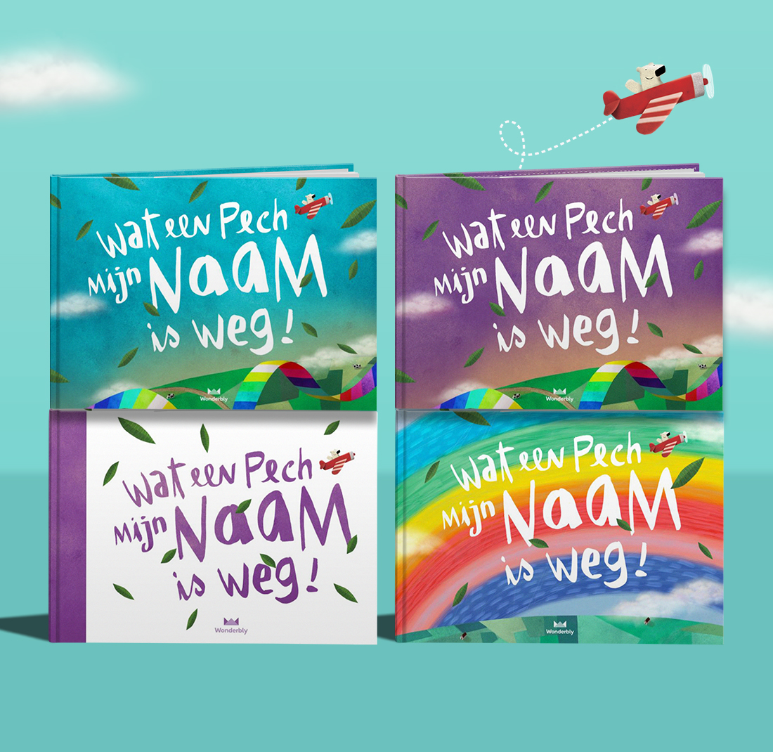 Wat een pech, mijn naam is weg! | Gepersonaliseerd kinderboek | Wonderbly