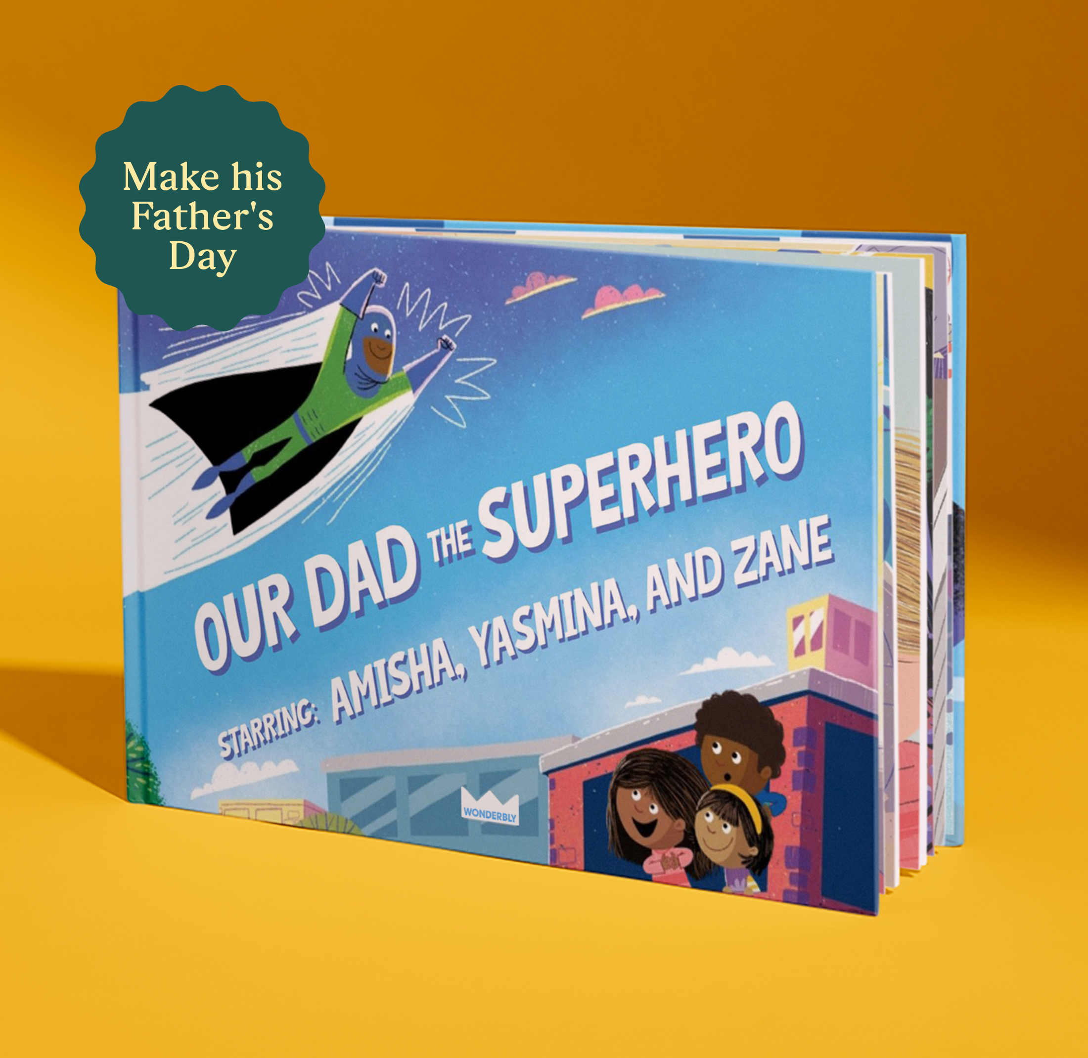 My Daddy The Superhero | Personalized Superhero Book | Wonderbly