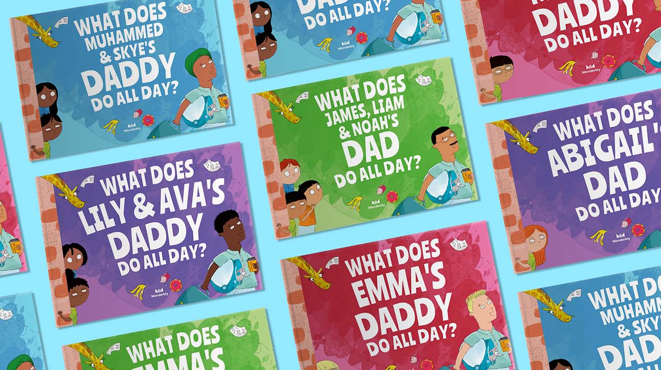 What Does Your Daddy Do All Day? | Personalised Book for Dad | Wonderbly