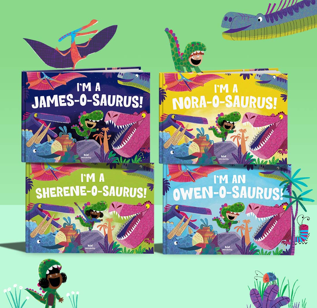 I'm a Name-O-Saurus | Personalized Dinosaur Book | Wonderbly