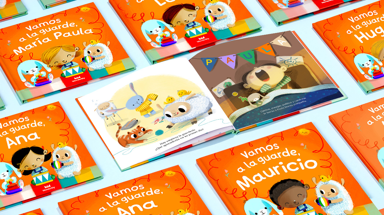 Vamos a la guarde | Libro para ir a la guardería personalizado | Wonderbly