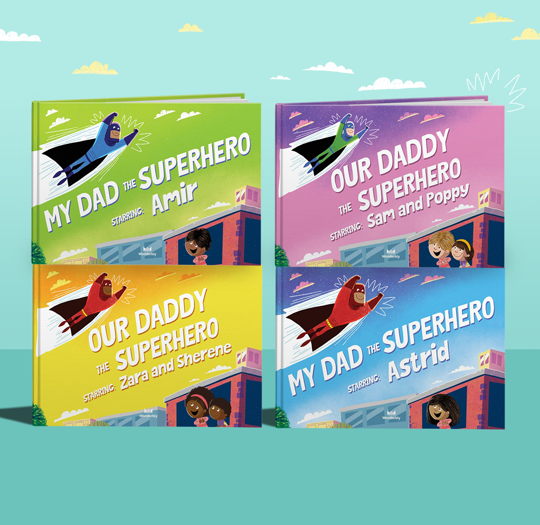 My Daddy The Superhero | Personalized Superhero Book | Wonderbly