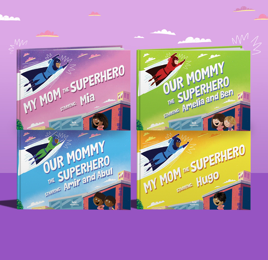 My Mommy The Superhero | Personalized Superhero Book | Wonderbly