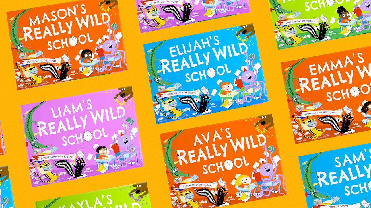 Your Really Wild School | Back to school book for kids | Wonderbly