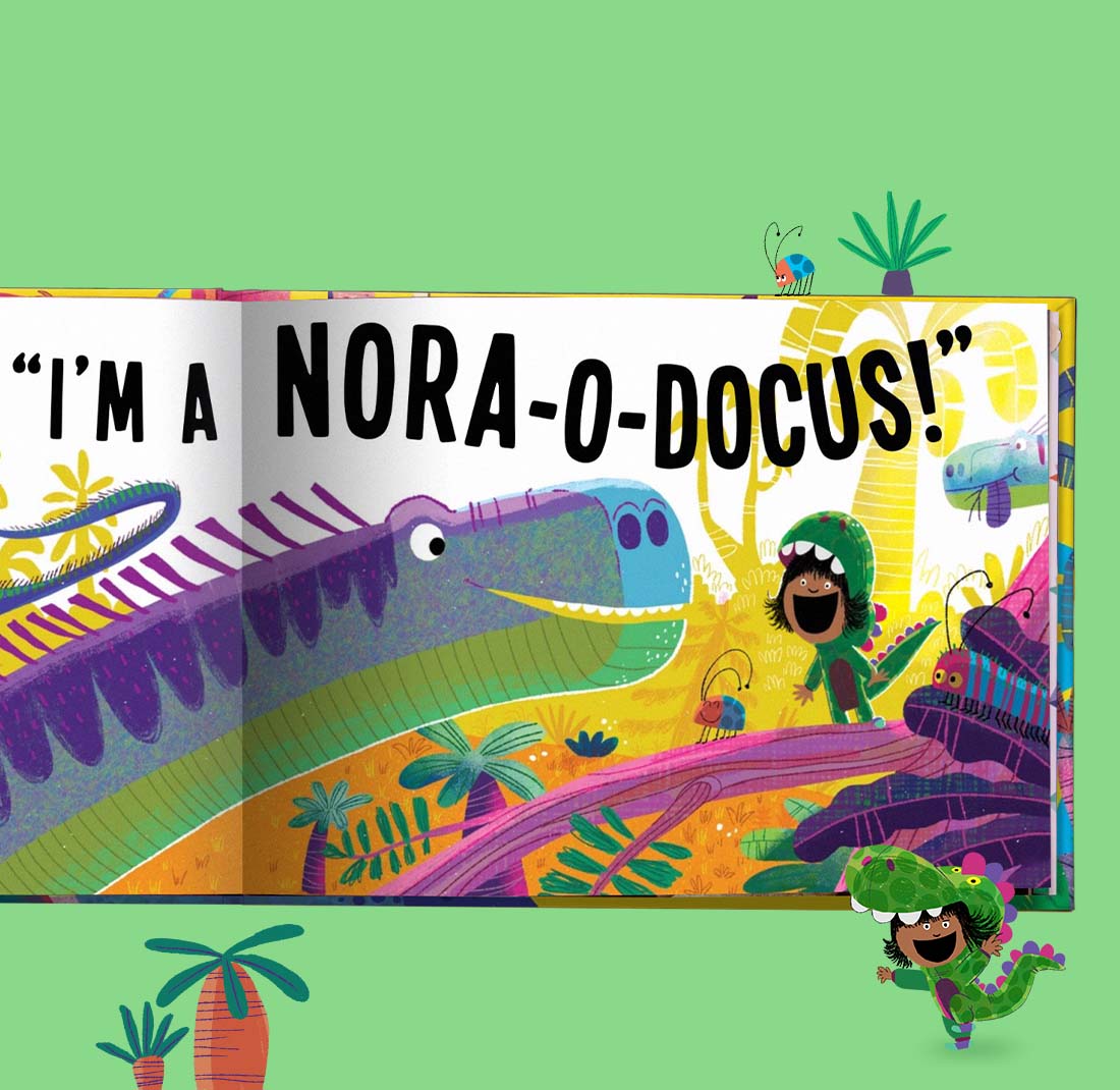 I'm a Name-O-Saurus | Personalized Dinosaur Book | Wonderbly