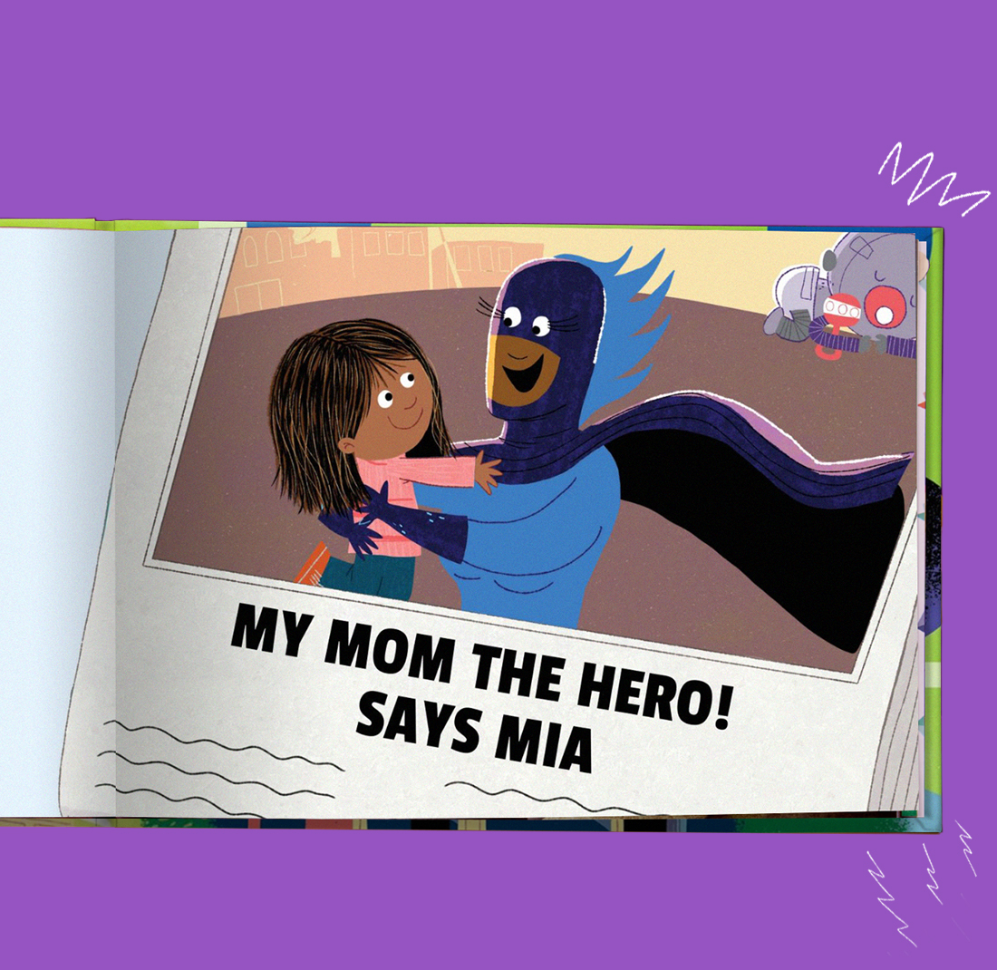 My Mommy The Superhero | Personalized Superhero Book | Wonderbly
