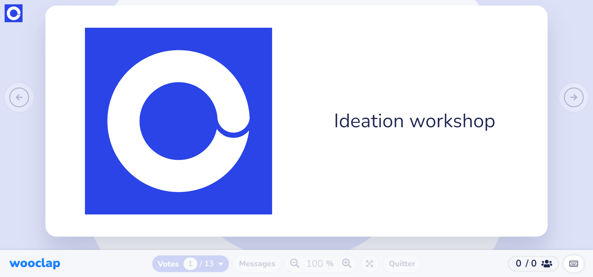 Ready to use ideation workshop template!
