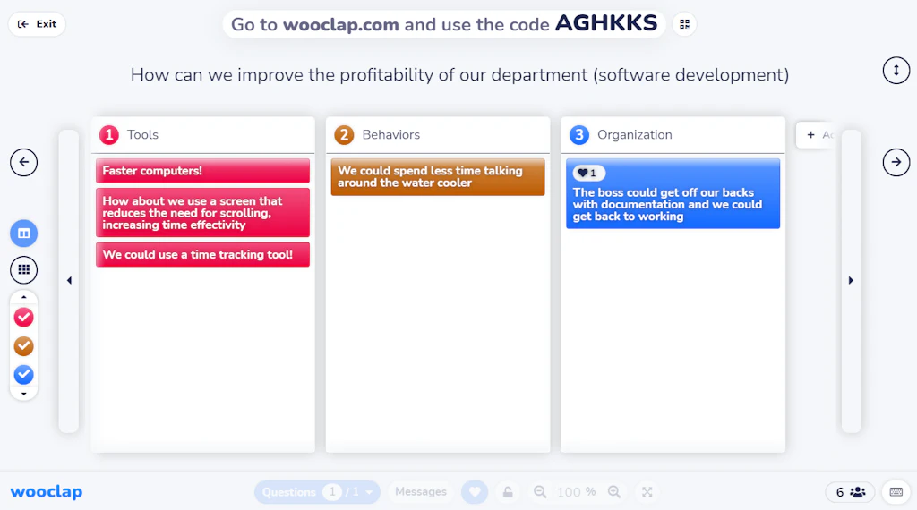 Wooclap - Un'alternativa migliore a Mentimeter per te?