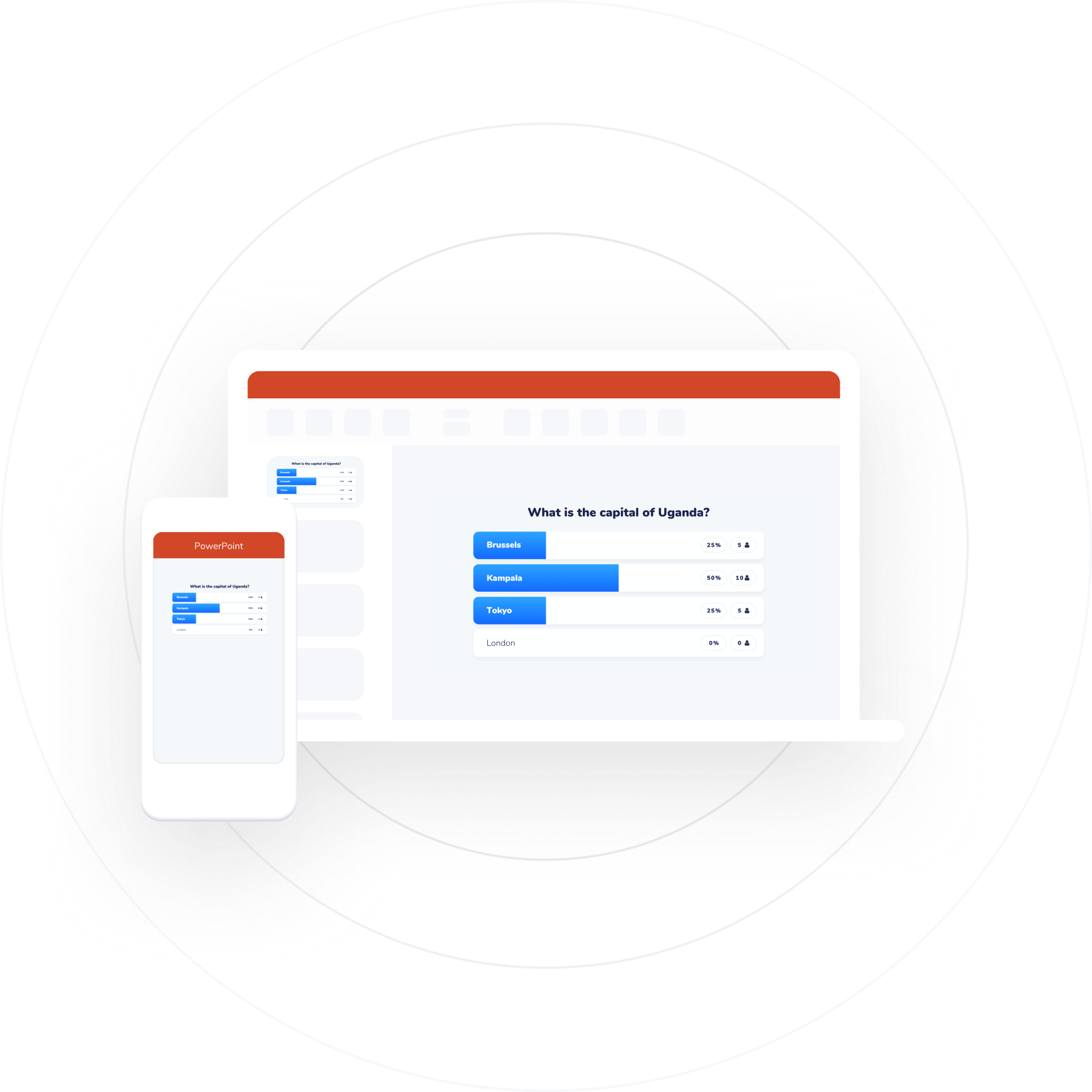 Live polling in PowerPoint