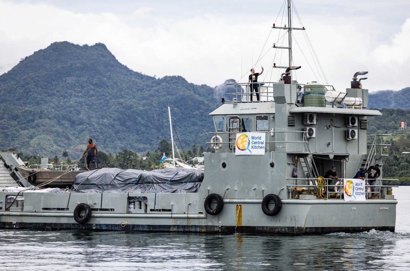 World Central Kitchen | Underwater volcano erupts near Tonga