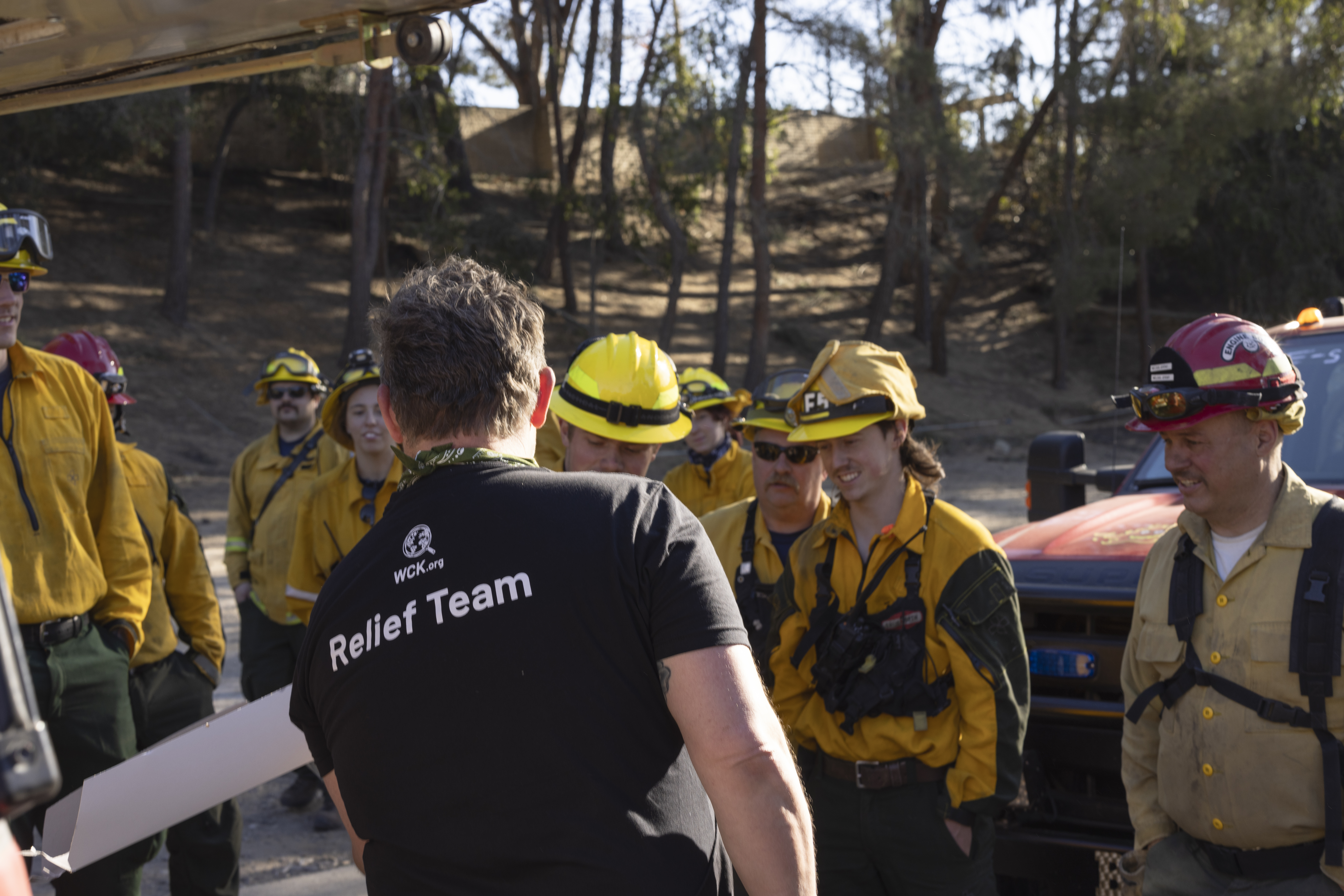 Blue background with abstract bubbles forming the continents of the world