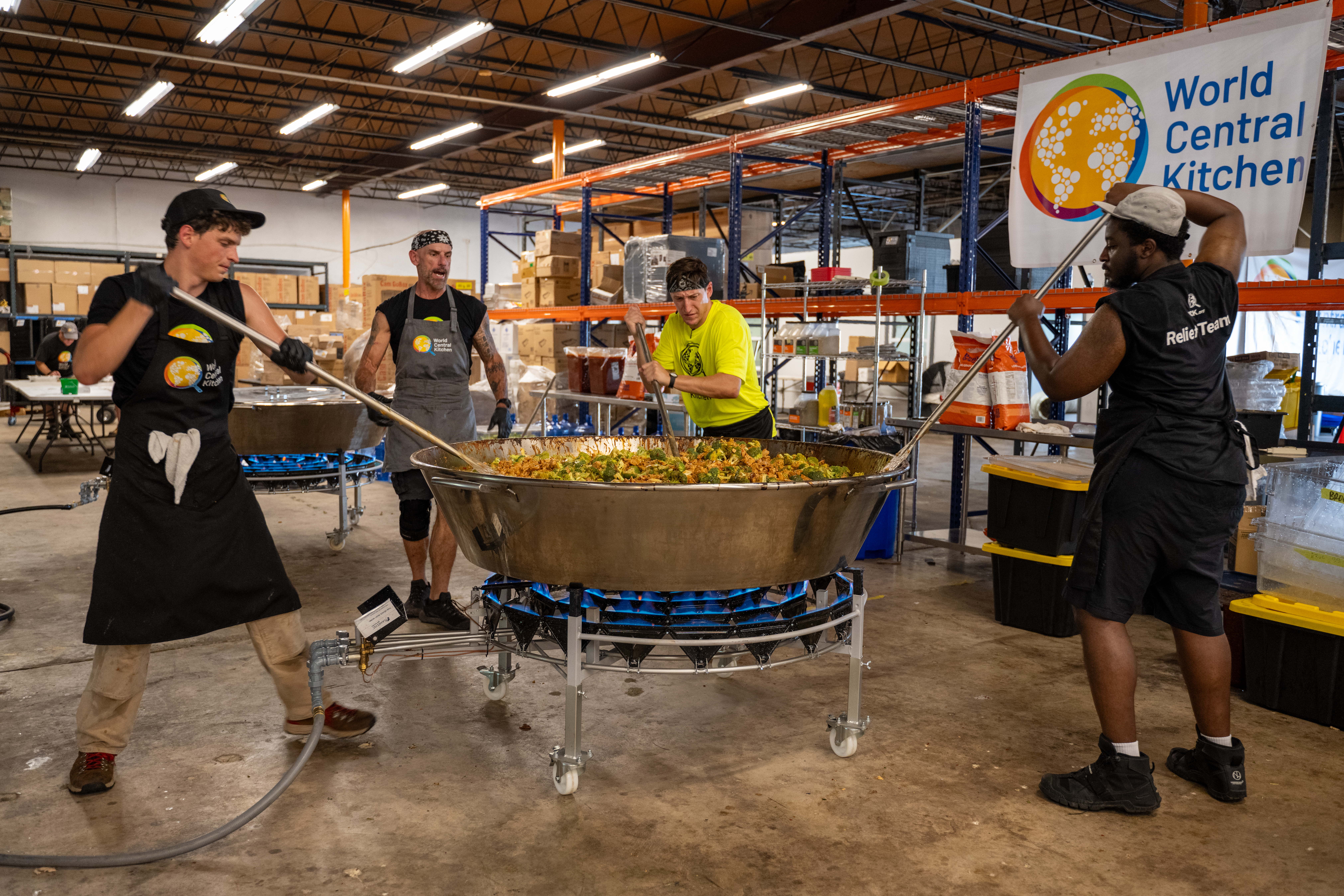 World Central Kitchen | Tour WCK's Florida warehouse turned field ...