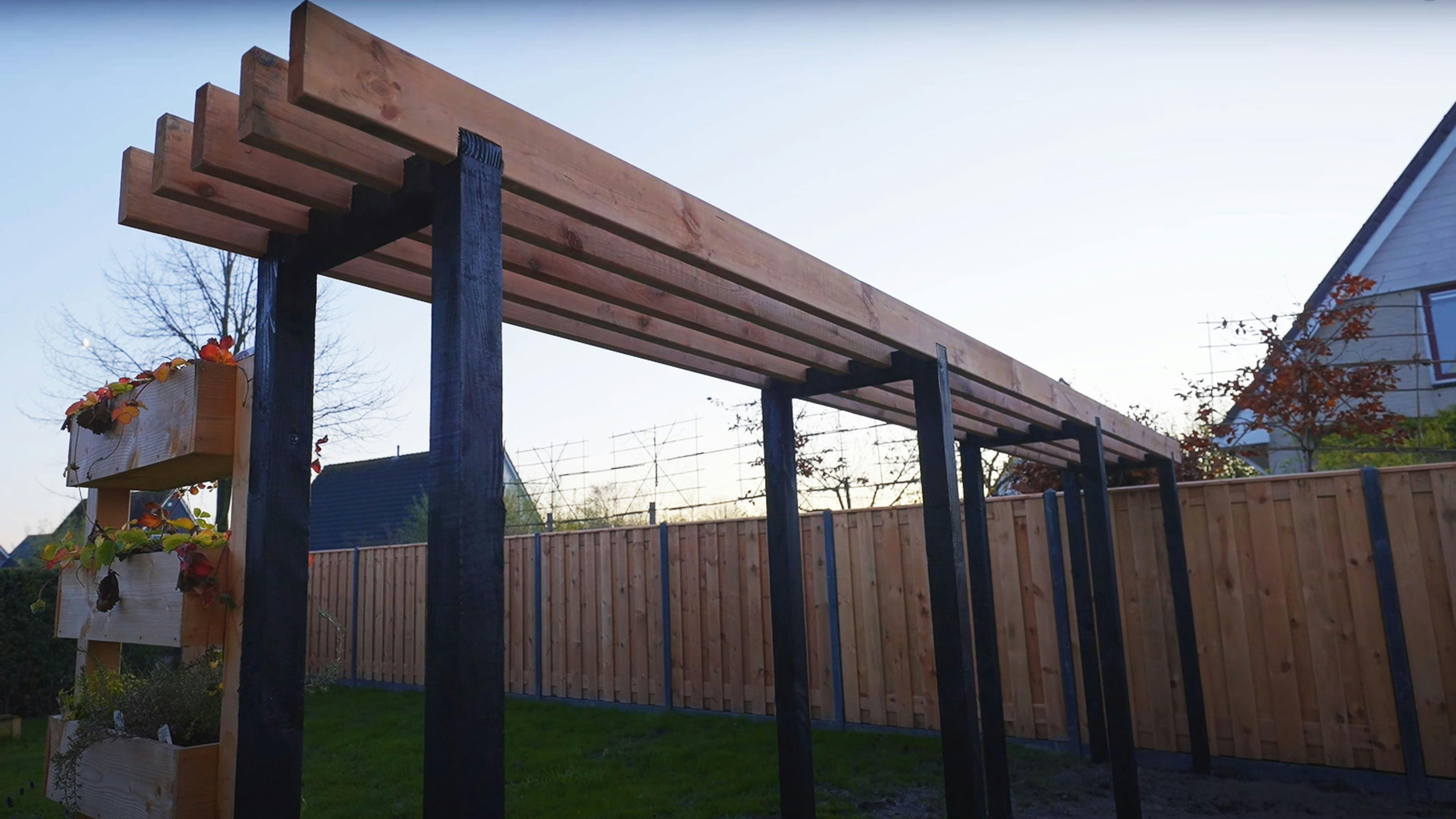 Pergola bouwen met stevige pergola verbindingsstukken