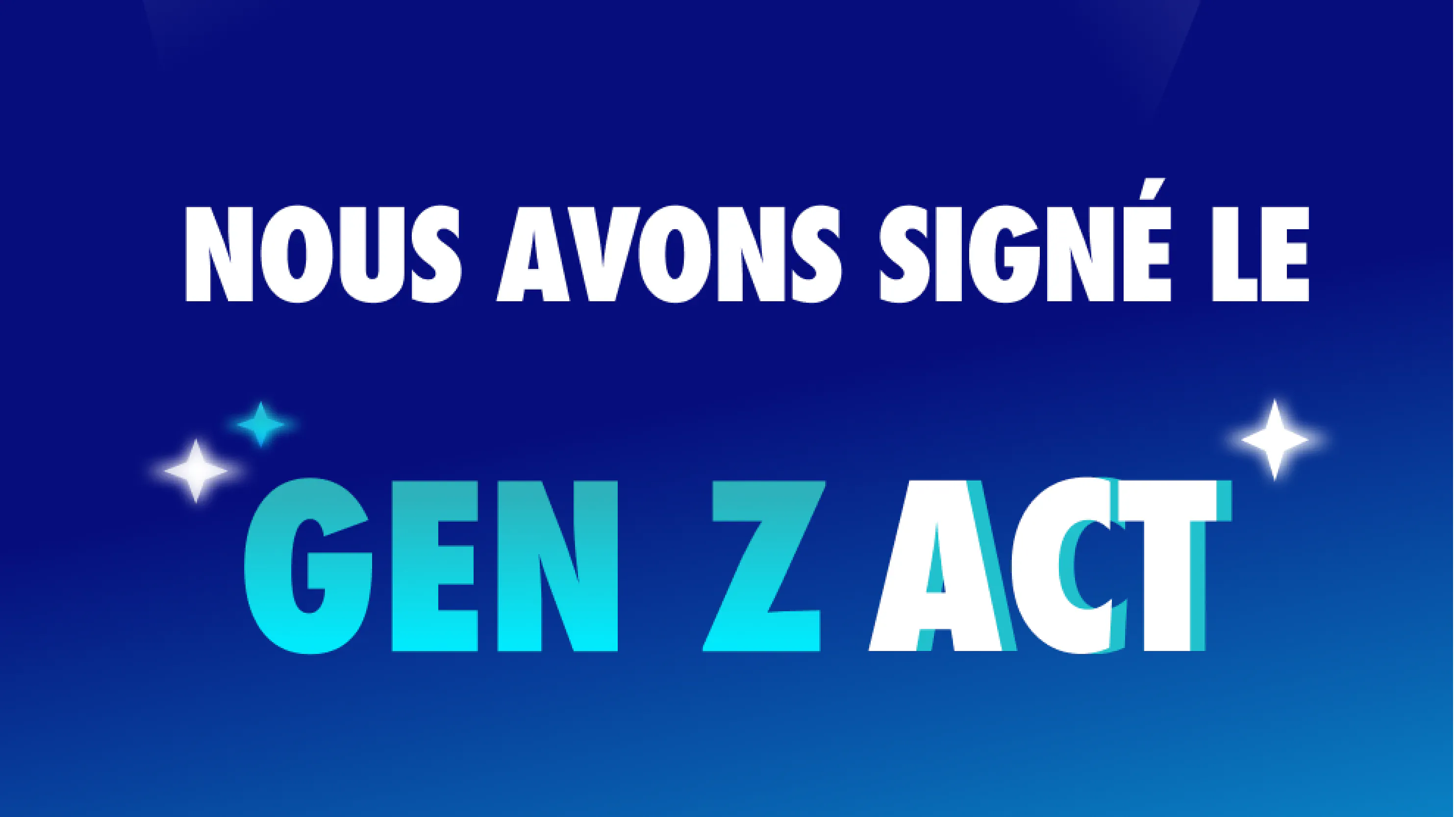 Bricks.co signataire du Gen Z Act | Bricks.co