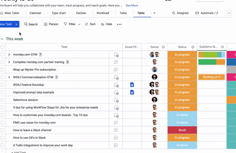 How to customise your monday.com boards - Top ten tips