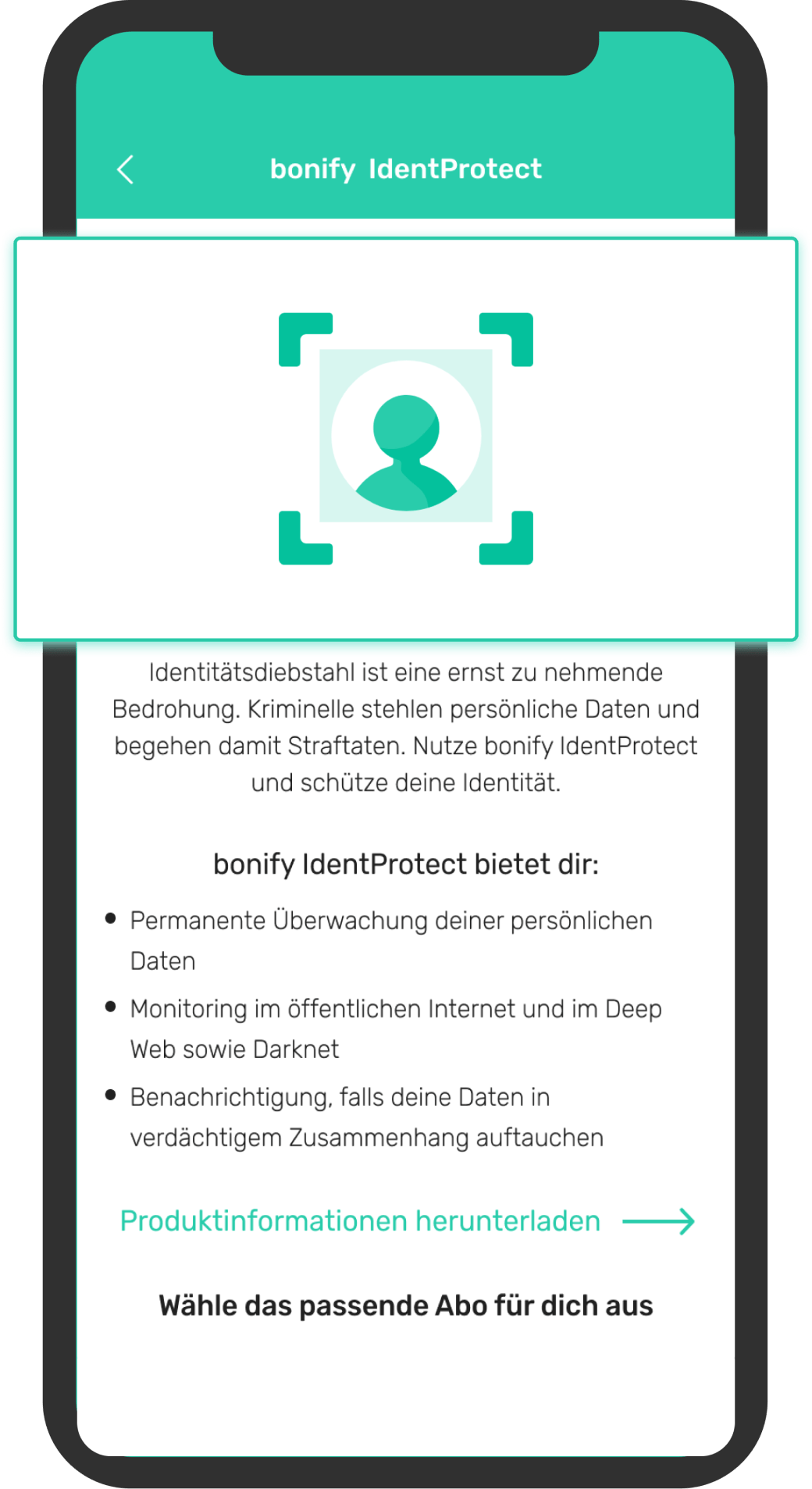 Neues Passwort | bonify