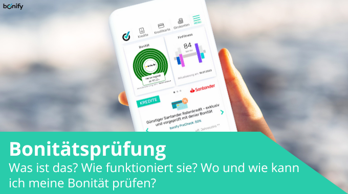 Bonitätsprüfung: kostenlos, online, sofort zum Ergebnis - bonify