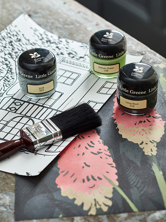Using Sample Pots - Little Greene Paint & Wallpaper