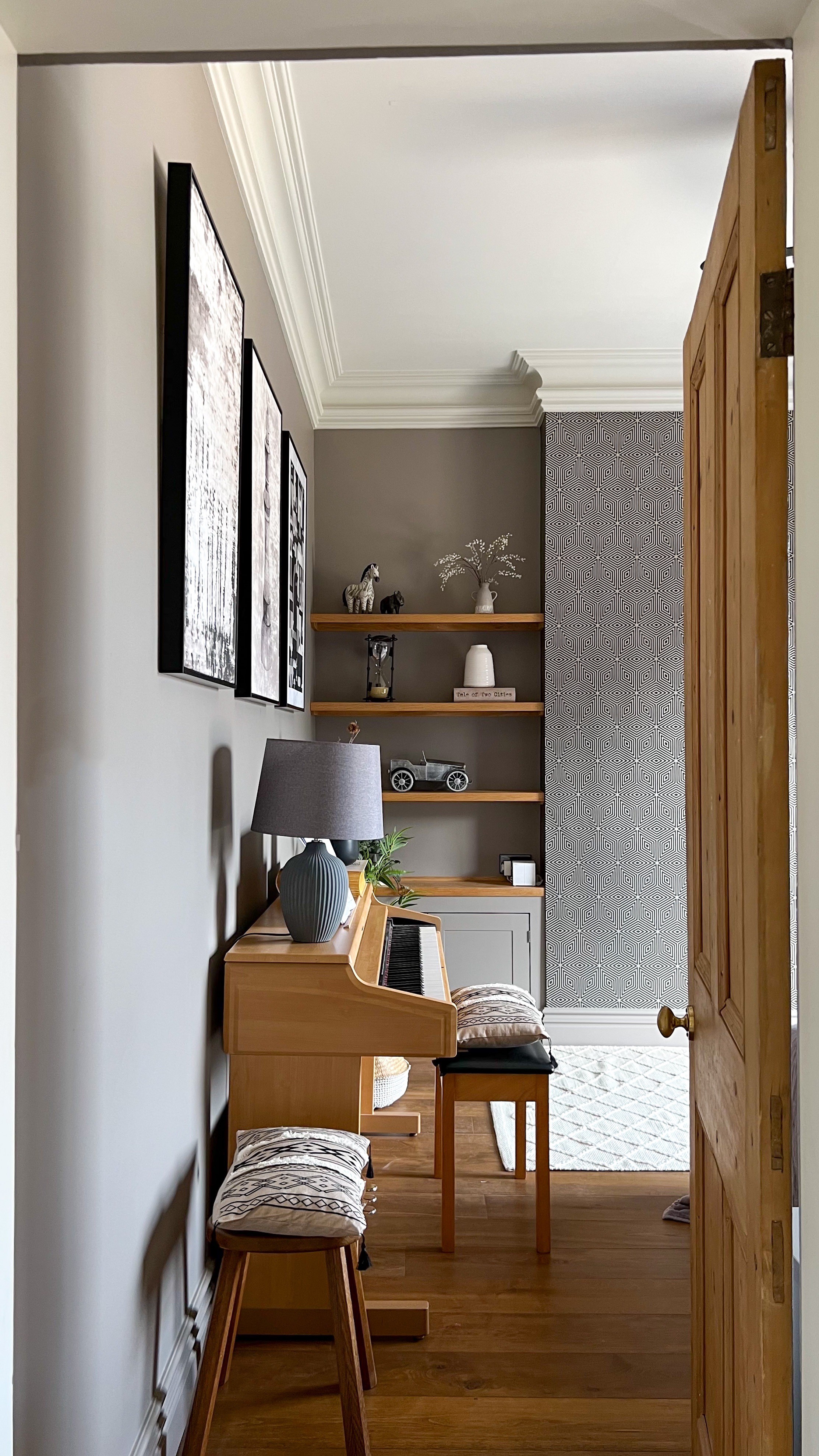 Using Marquetry Tile for a bedroom scheme - Paint & Paper Library Blog