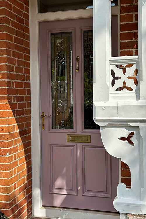 A timeless entrance using the Architects’ finishes with @va_va_room ...