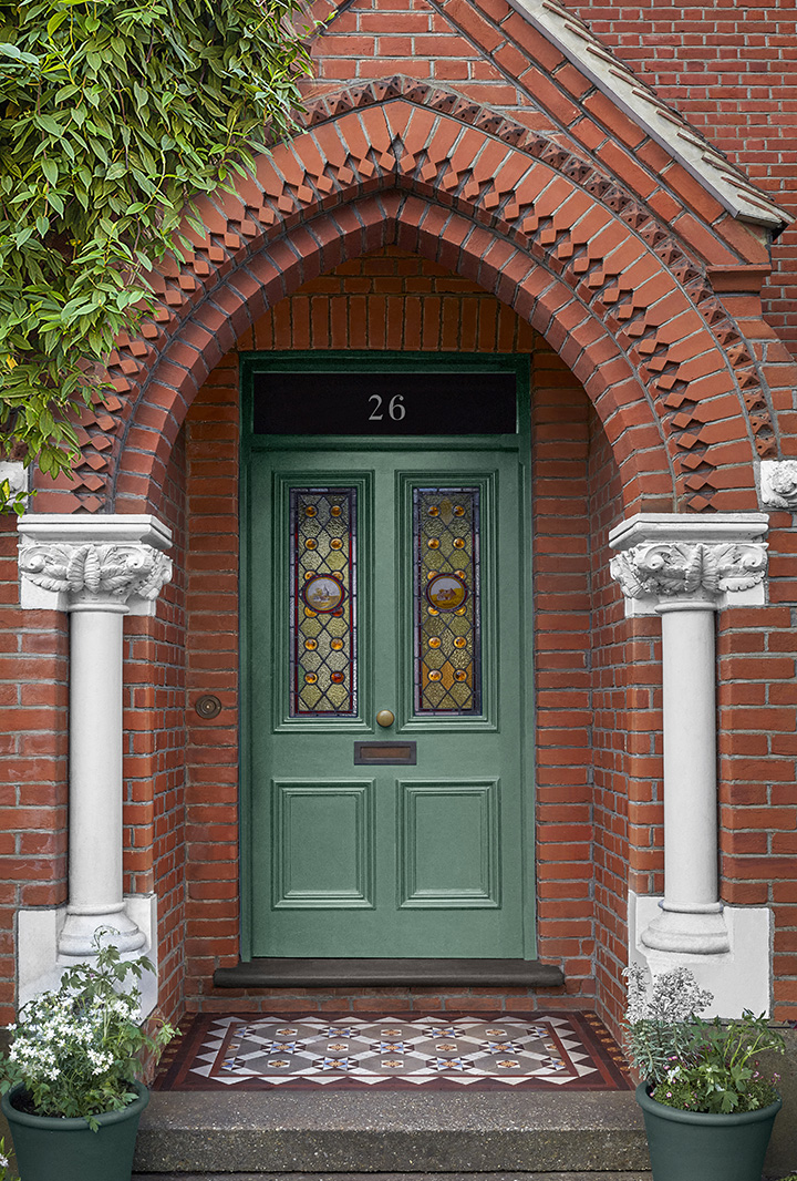 Five front door colours | Paint & Paper Library.