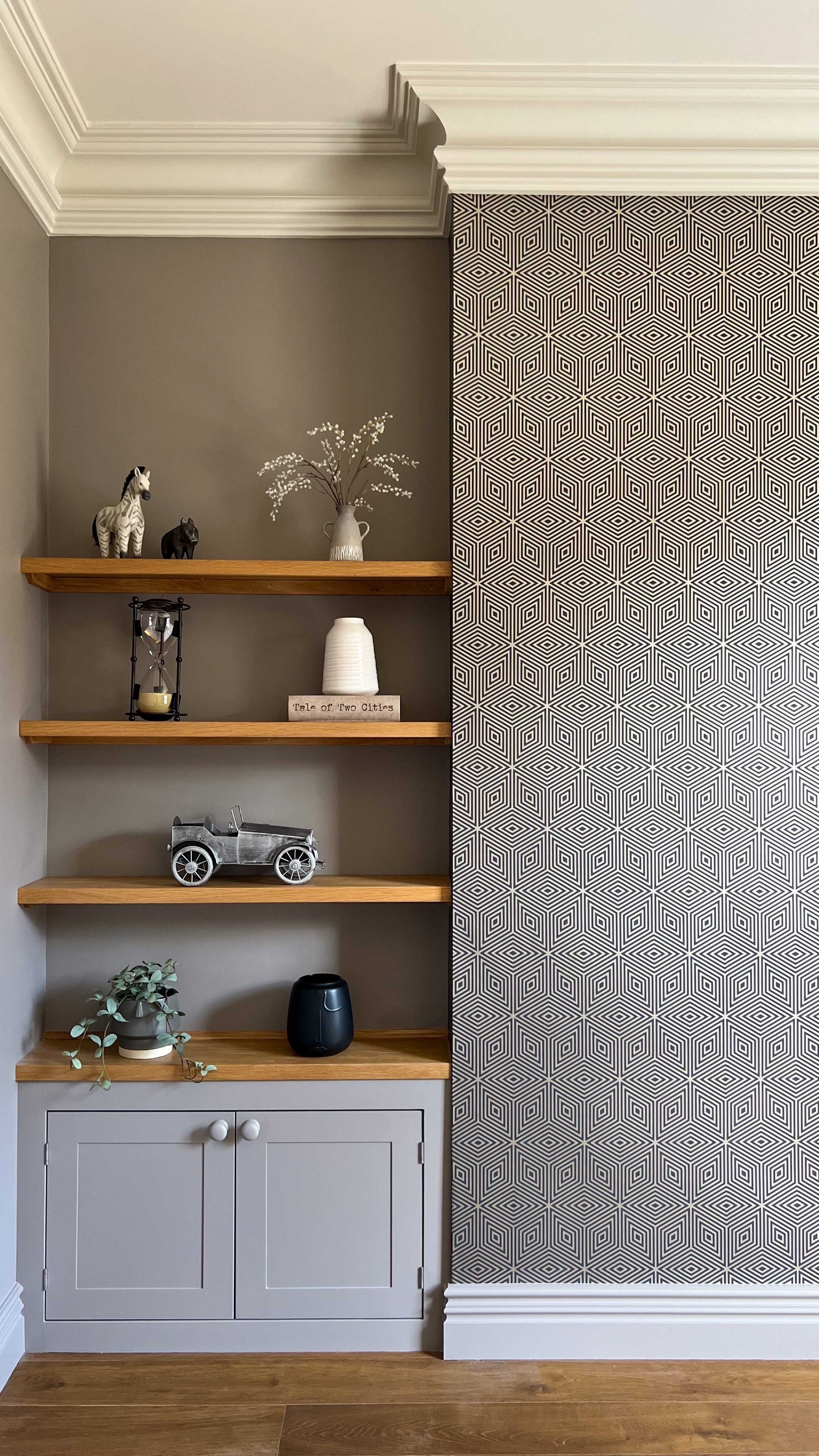 Using Marquetry Tile for a bedroom scheme - Paint & Paper Library Blog