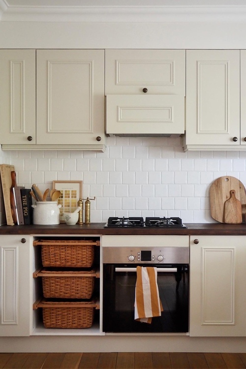 A soft, tonal Sand kitchen scheme with @ourhebehome | Paint & Paper ...