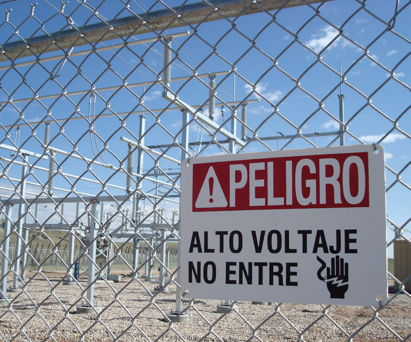 Electric Substation Fence Grounding