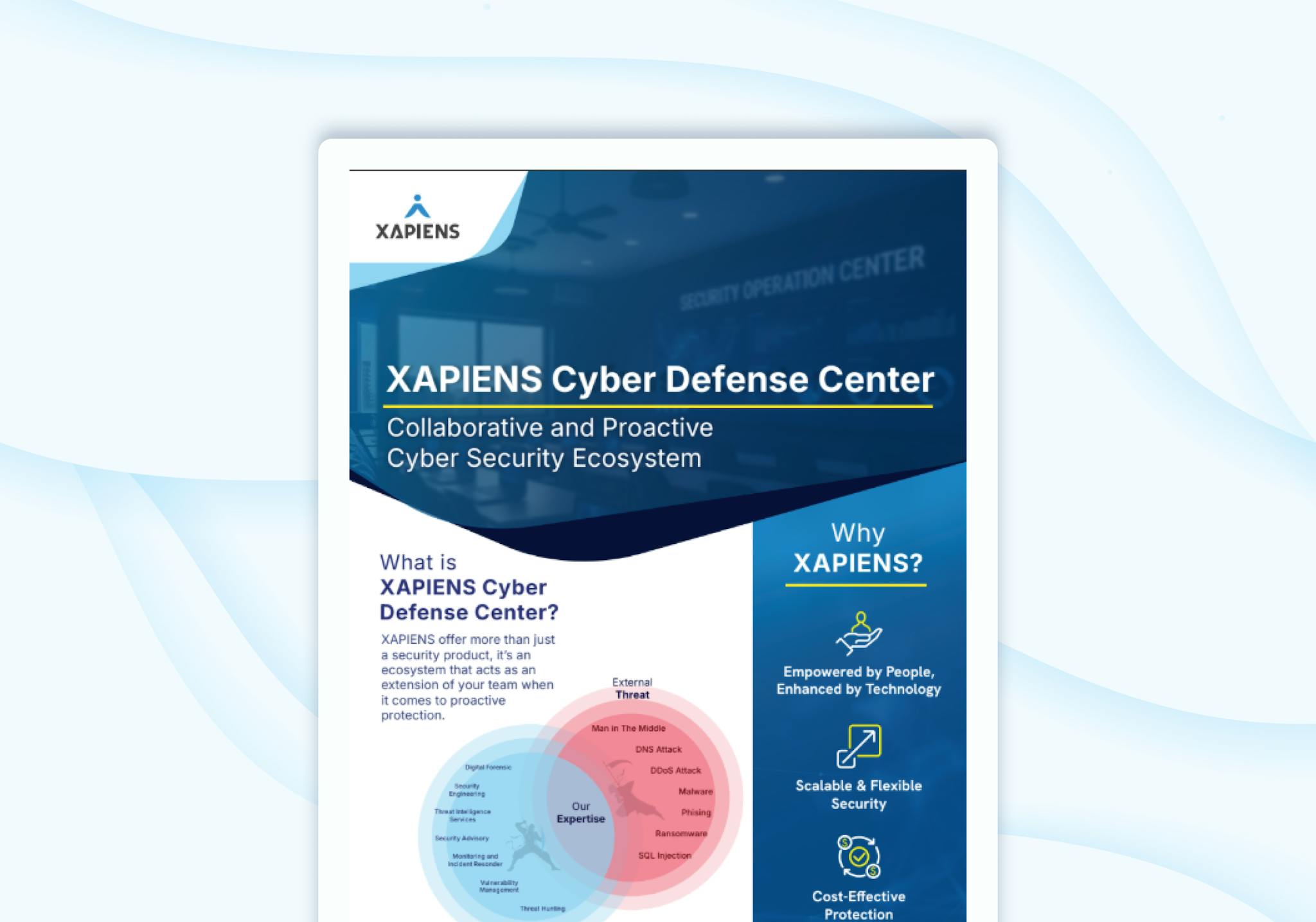 Cyber Defense Center - Xapiens Teknologi Indonesia