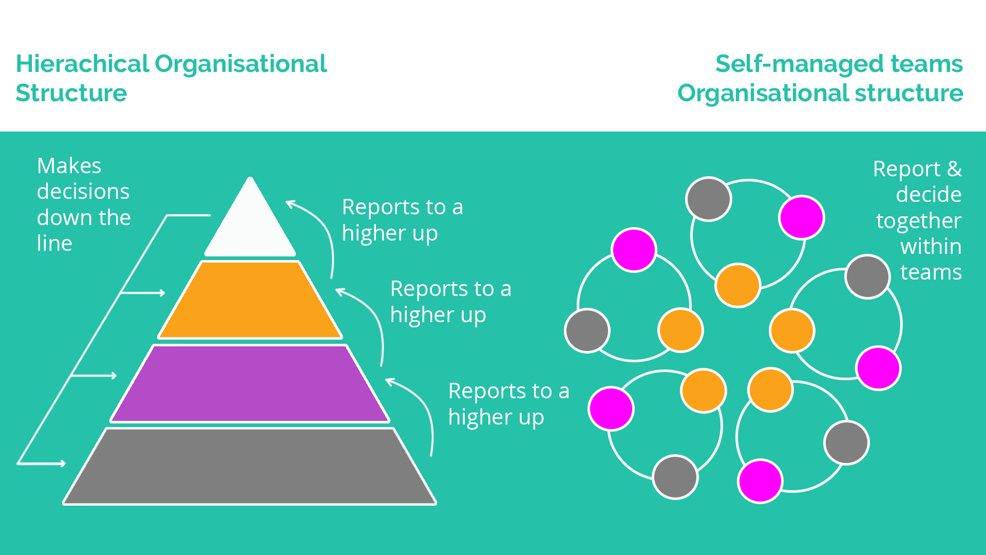 Taking down the hierarchy one self-managed team at a time | The Yarno Blog