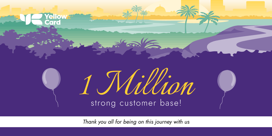 Yellow Card Surpassed 1 Million Customers Across 16 African Countries ...