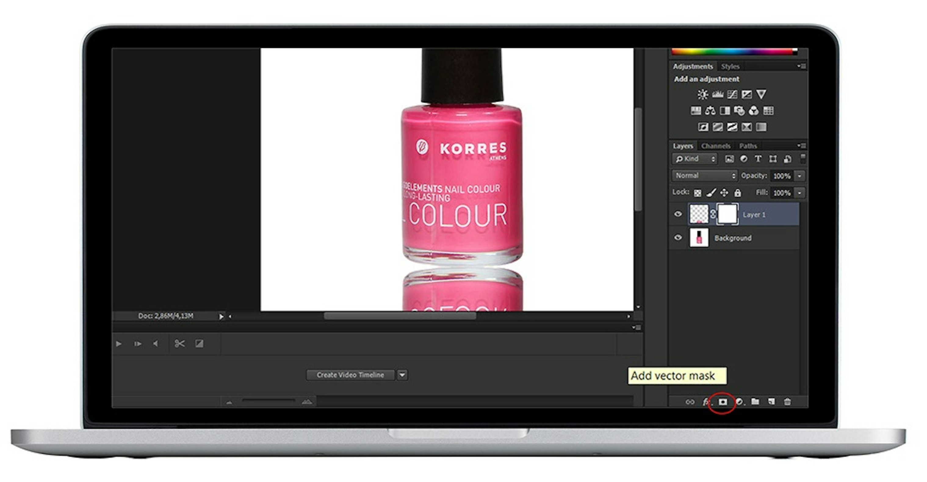 DIY: How to add product reflection in Photoshop | Ymage