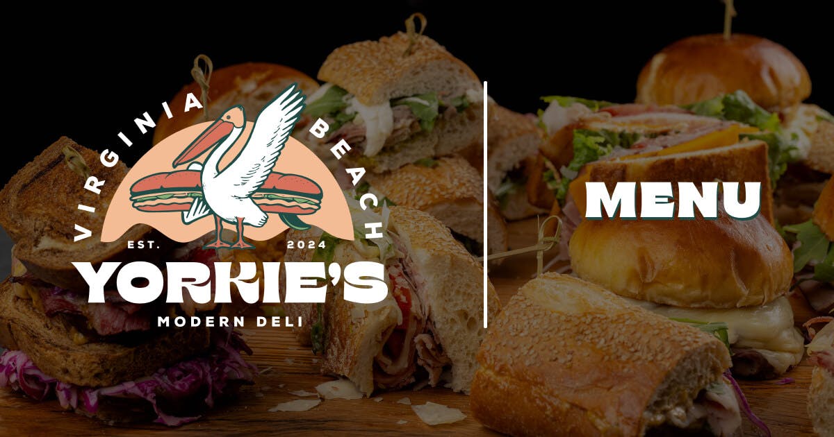 Menu | Yorkie's Modern Deli